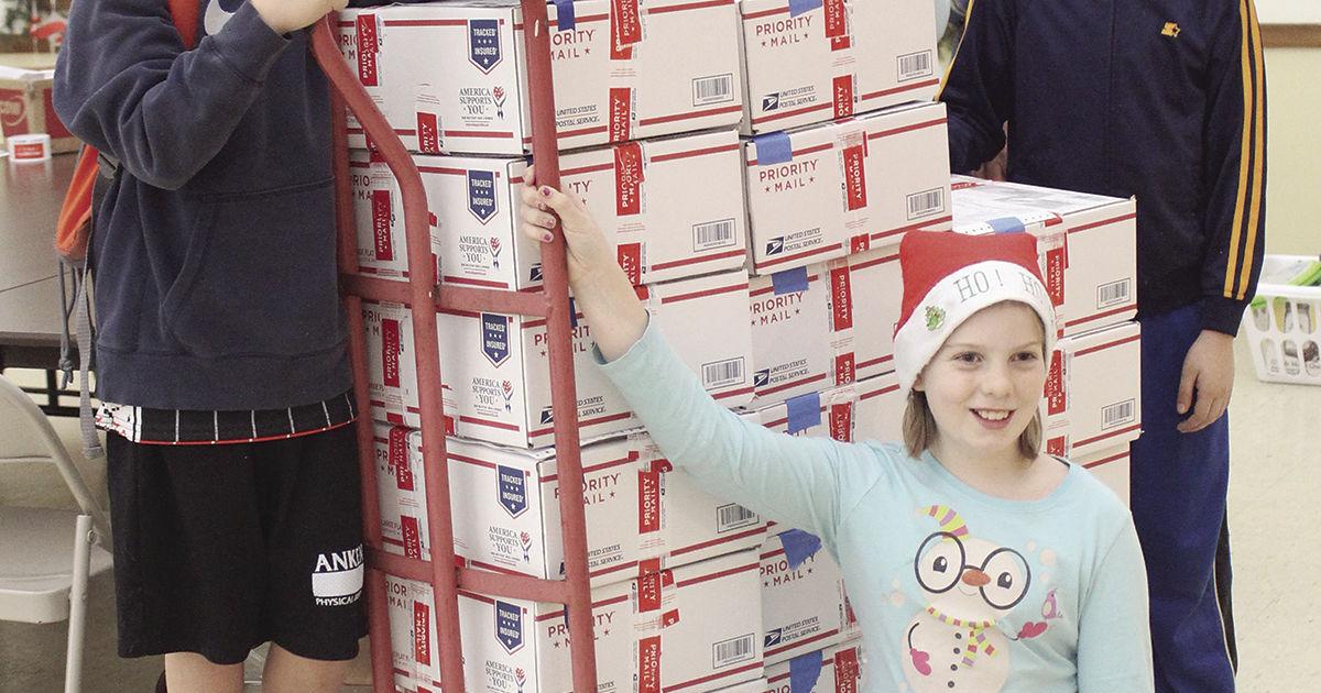 Poynette fourth graders gather supplies for troops | Poynette Press ...