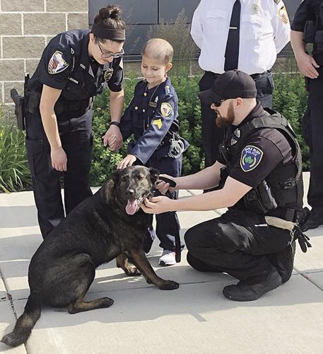Childhood cancer patient becomes DeForest police officer for a day ...