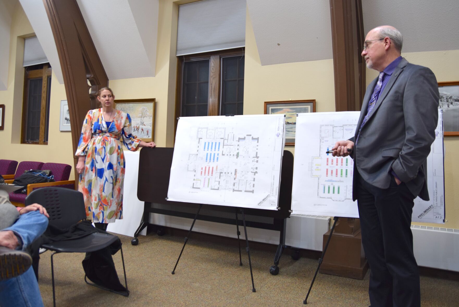 L.D. Fargo library expansion plans shared ahead of advisory referendum ...