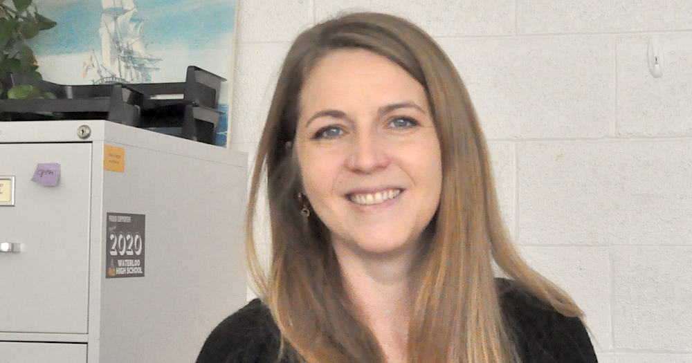 Waterloo high English teacher Emily Schimelfenyg awarded Kohl ...