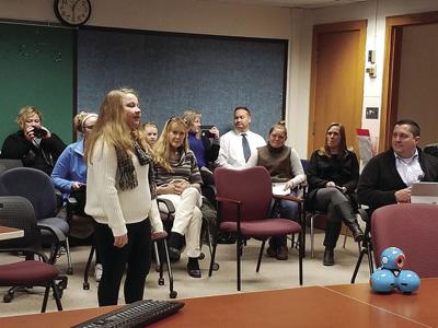 DeForest Middle School students give life to robot Dash | News ...