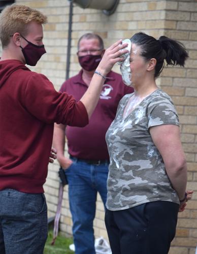 Deerfield High School teacher pie toss | Cambridge News / Deerfield ...
