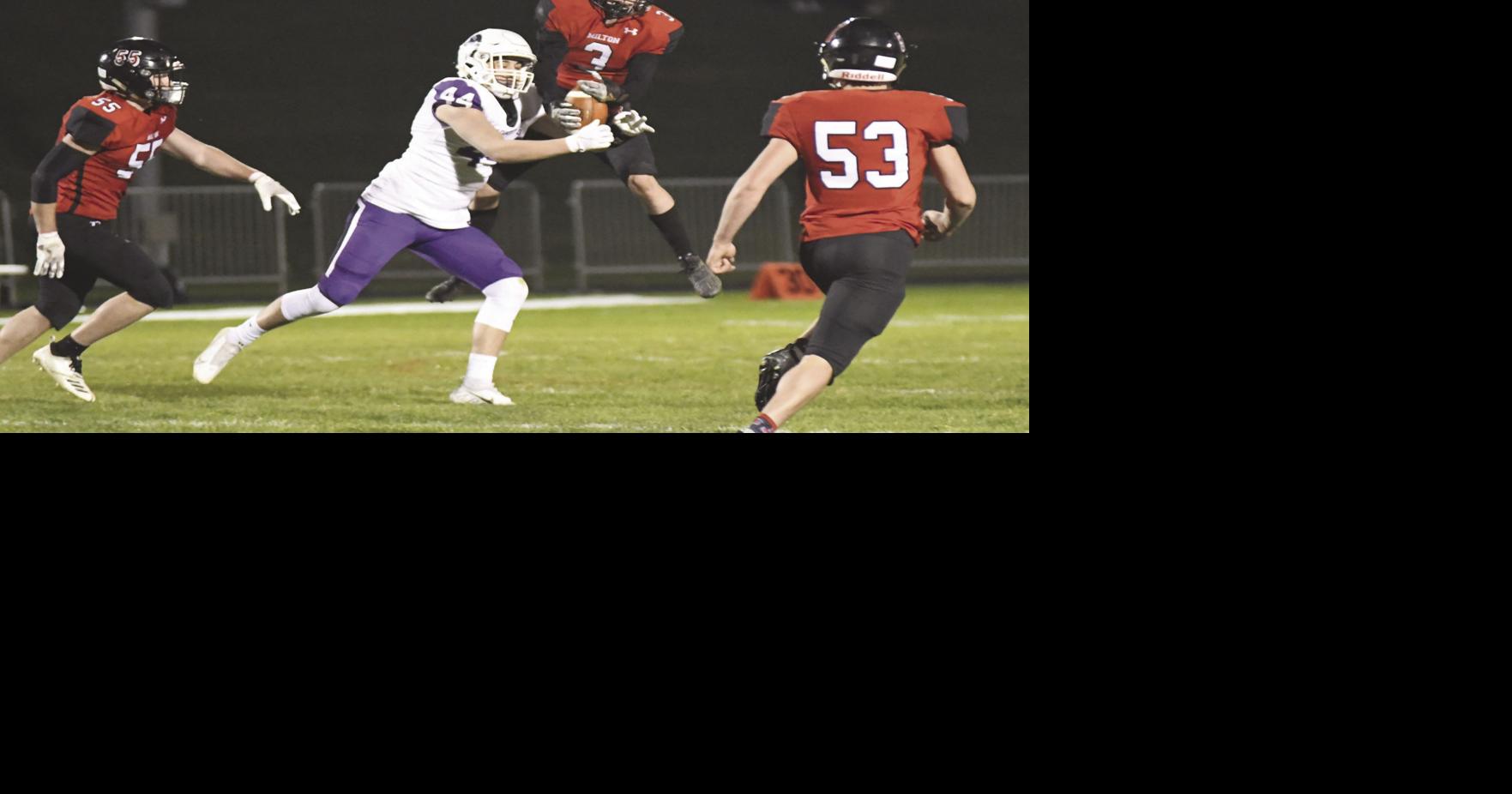 Defending their home turf: Milton football knocks off Stoughton on ...