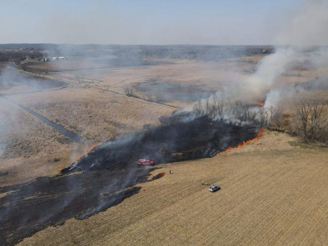 Fire burns 45 acres in Cottage Grove as most of state under "very high ...