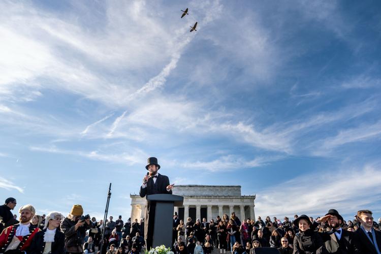 Photos show mock funeral for the penny at Lincoln Memorial | Nation ...