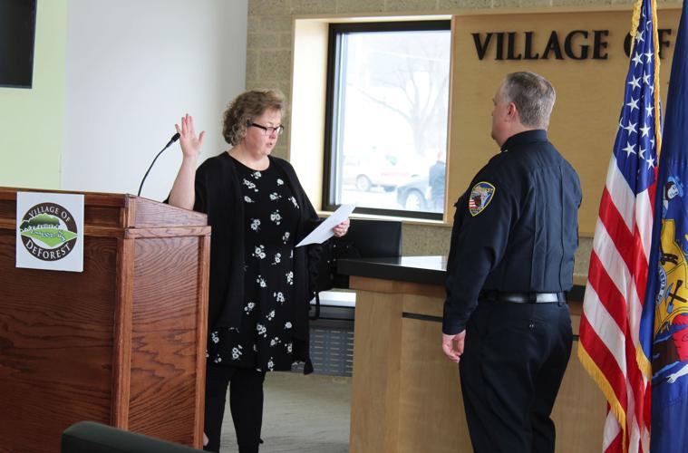 Olson sworn in as new era for DeForest PD begins | News | hngnews.com
