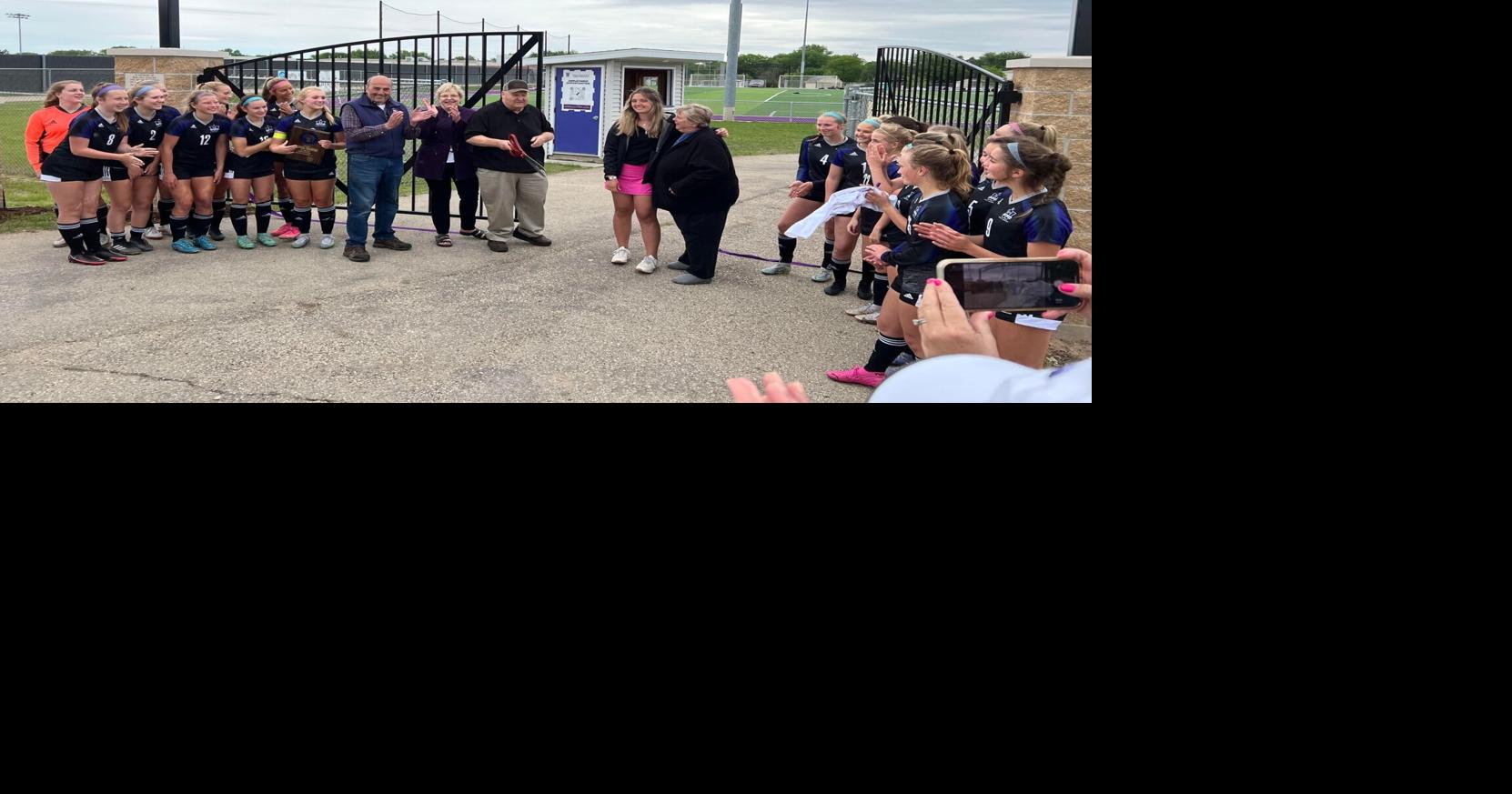 Gates, plaque at the Warrior Pitch honor Bob Ziegler, his contributions ...