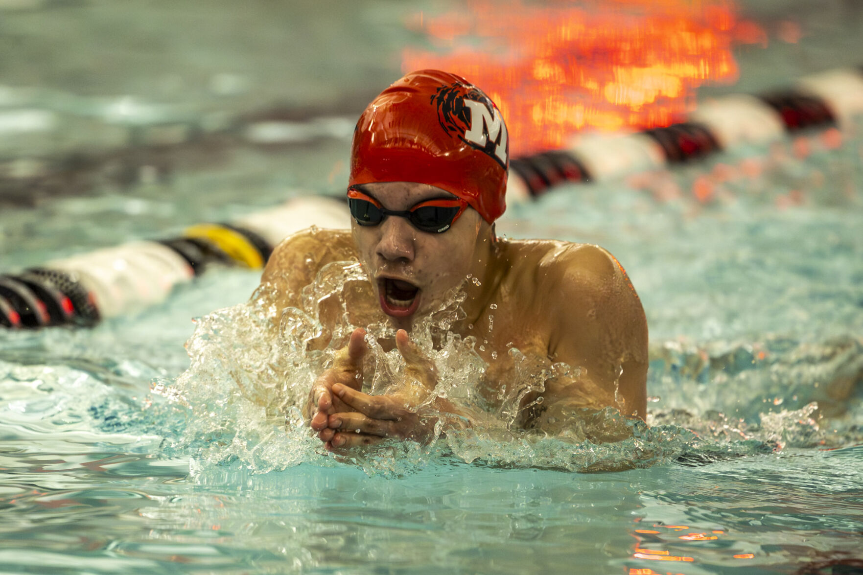 Boys' High School Swimming: Cougars make it four in a row at Rock ...