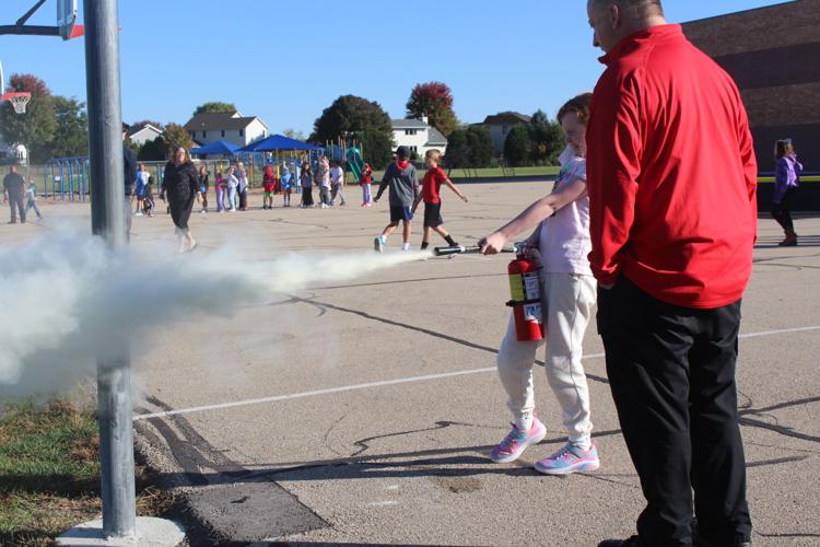 Firefighters visit Waunakee classrooms for Fire Prevention Week | News ...