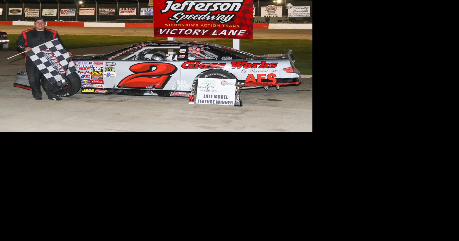 Nottestad hangs on to win Late Model race at Jefferson Speedway ...