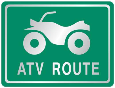 ATV/UTV route signs being installed in Deerfield, signaling start of ...