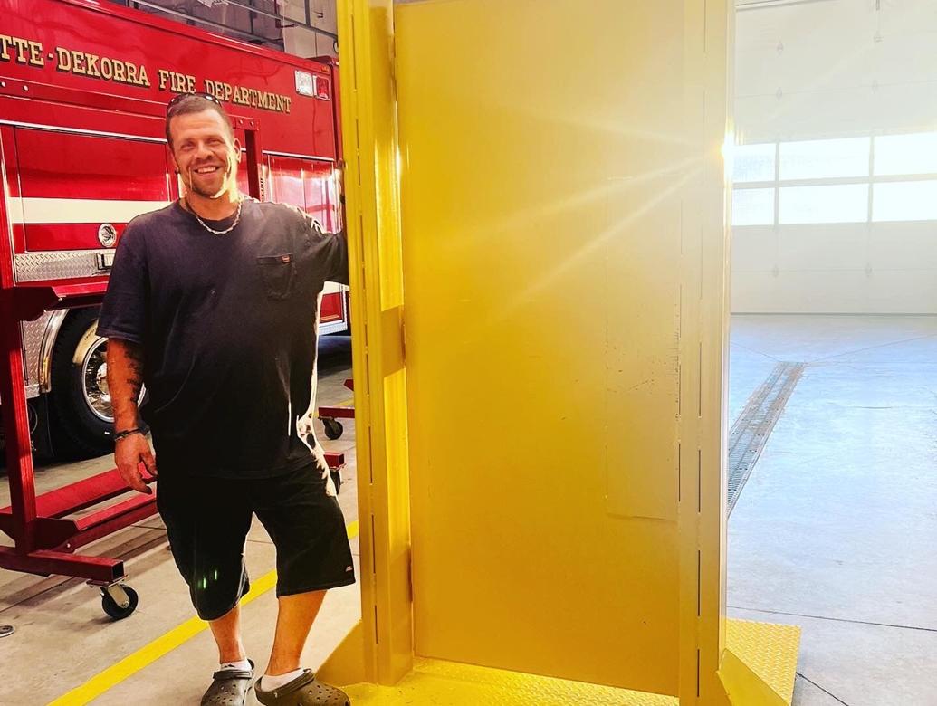 Poynette Ironworks crafts Fire Department forceable entry door | Local ...