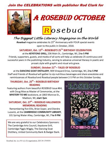 Rosebud magazine celebrates 25 years | Cambridge News / Deerfield ...