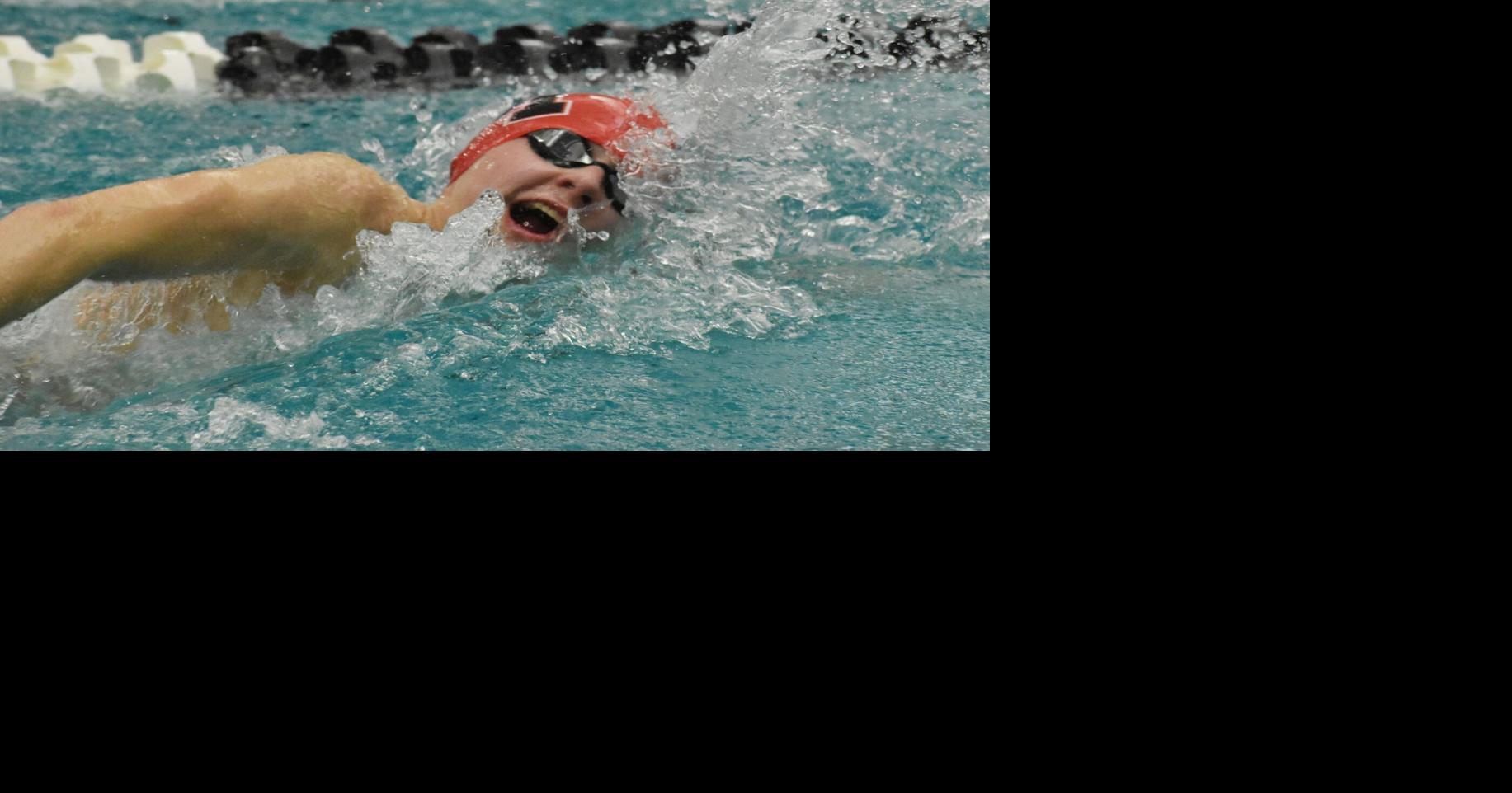 Boys swimming: Gavin Bartels competes in state tournament 100 freestyle ...