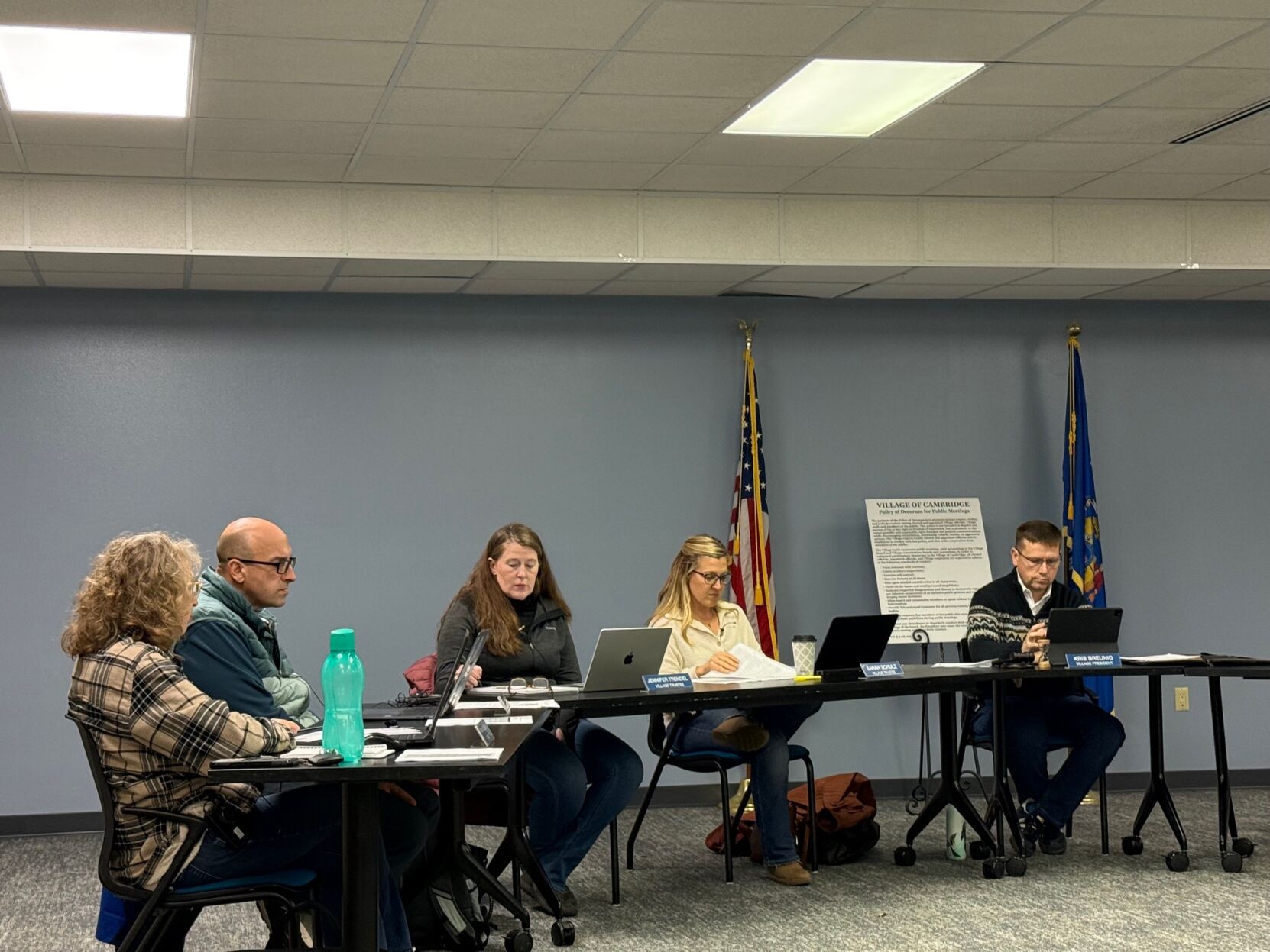 Three seats will be open on the Cambridge village board at the April ...