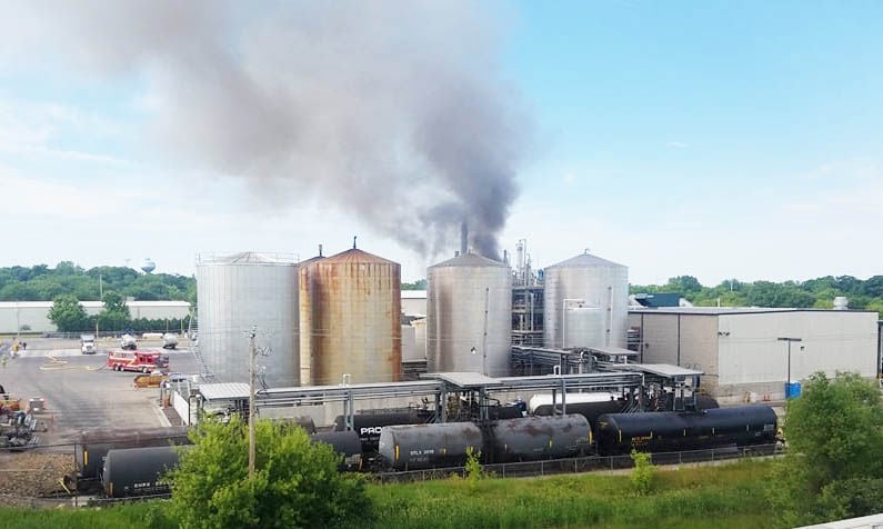 Fire at REG biodiesel plant | DeForest Times | hngnews.com