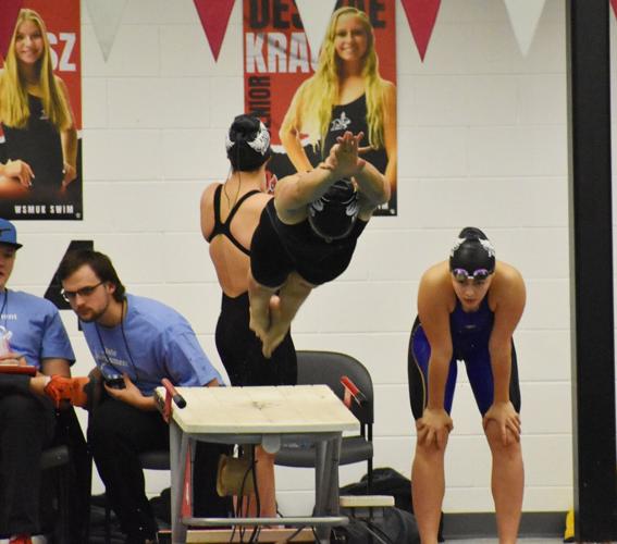 Jordyn Davis wins 100-yard butterfly; Jefferson/Cambridge girls swim ...