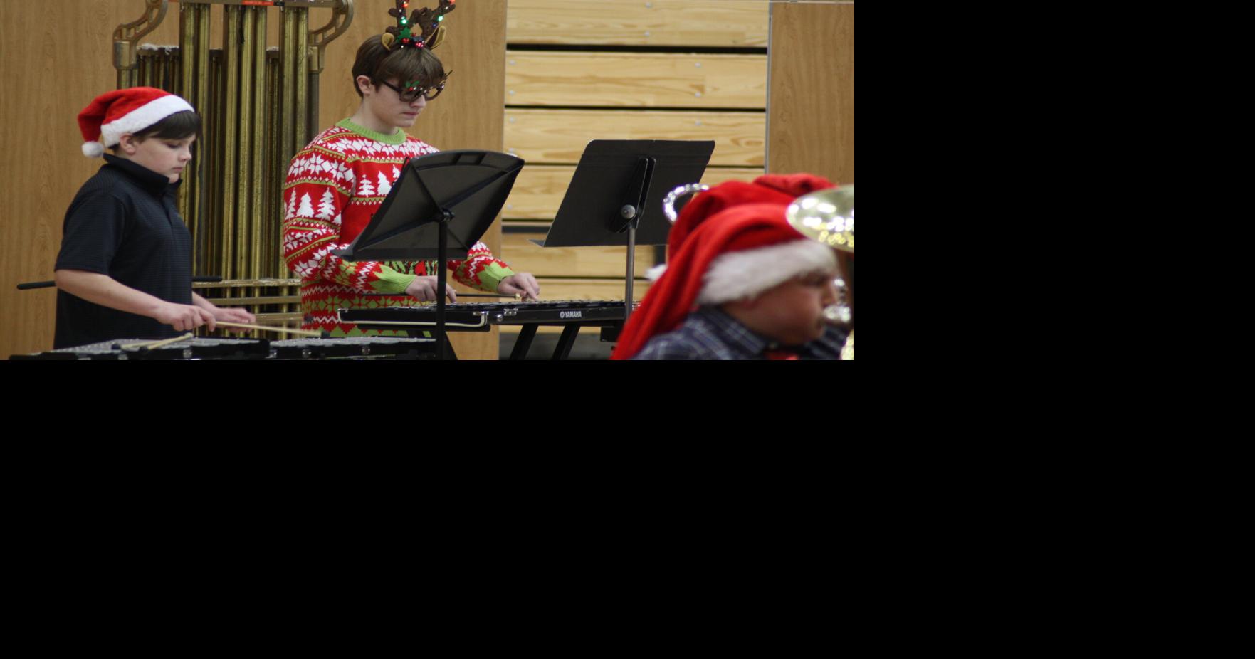Poynette Middle School Holiday Concert percussion | | hngnews.com