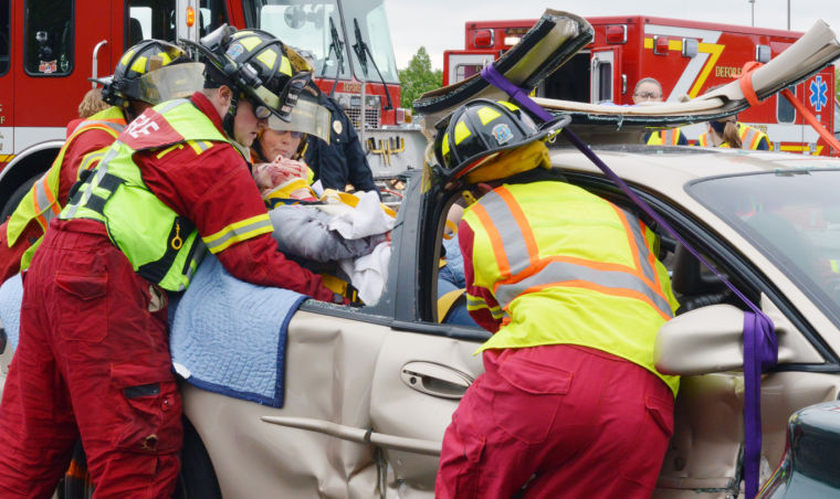 Think BeFore You Drive – Mock Crash Scene | Local | hngnews.com