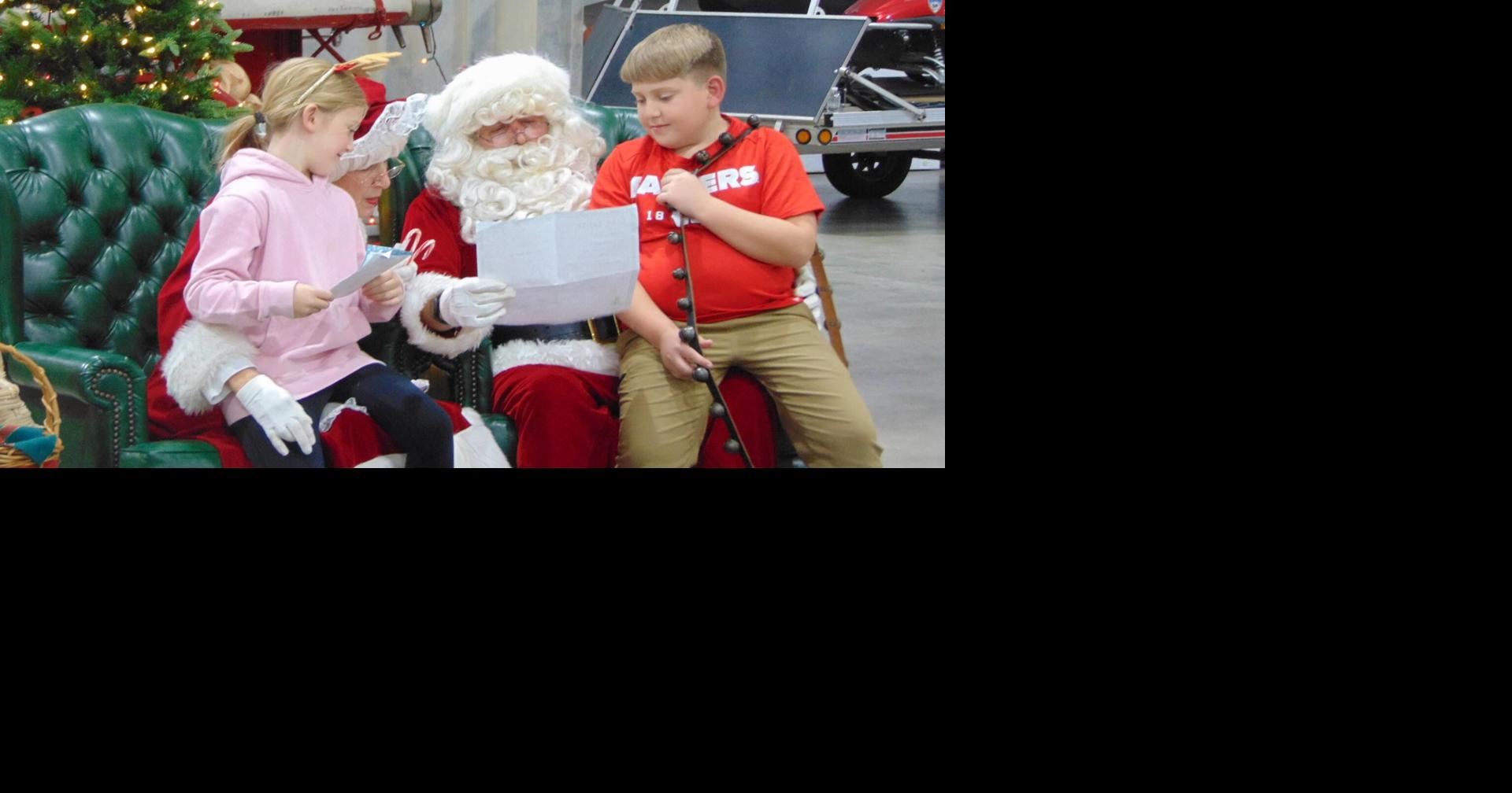 Santa at the Fire Station event in Marshall draws in a crowd of ...