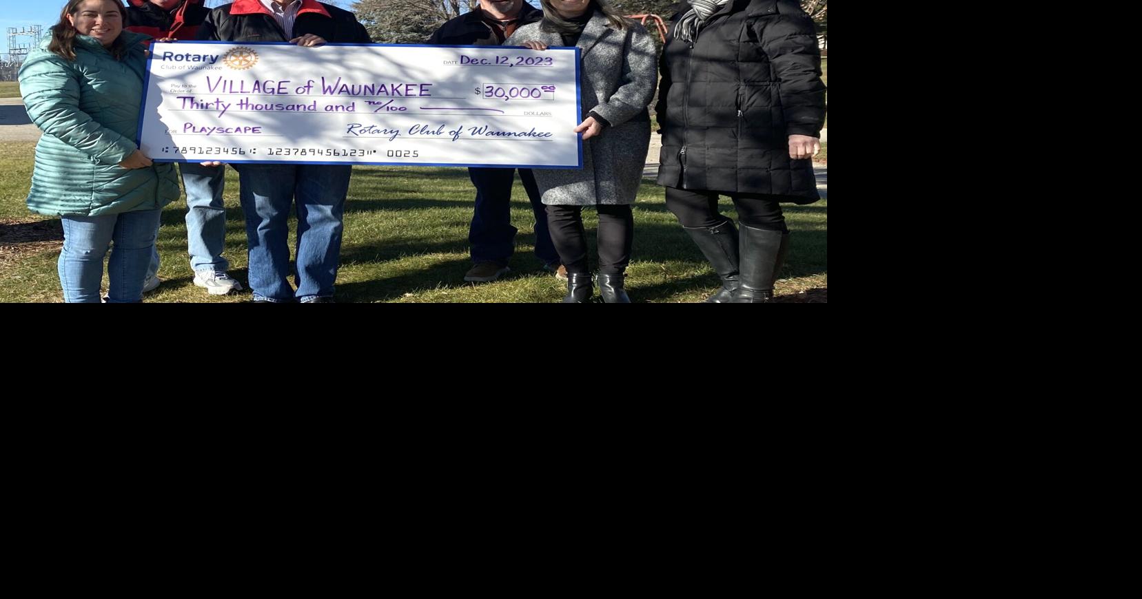 Waunakee Rotary Club helps kick off splash pad park fundraising | Arts ...