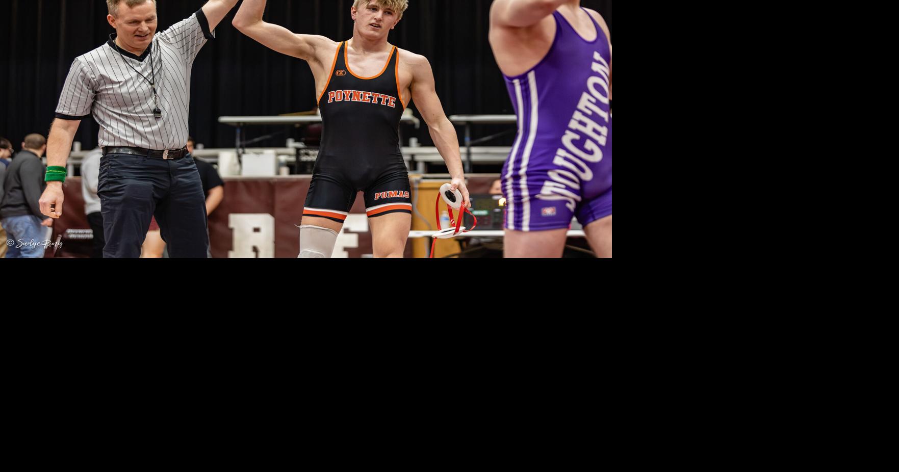 Wrestling: Poynette's Meister wins 100th match, takes first at ...