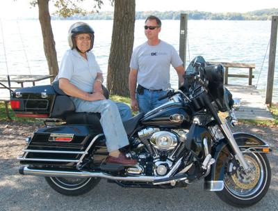 Lake Mills Man Fulfills Dream of Riding a Harley | Local | hngnews.com