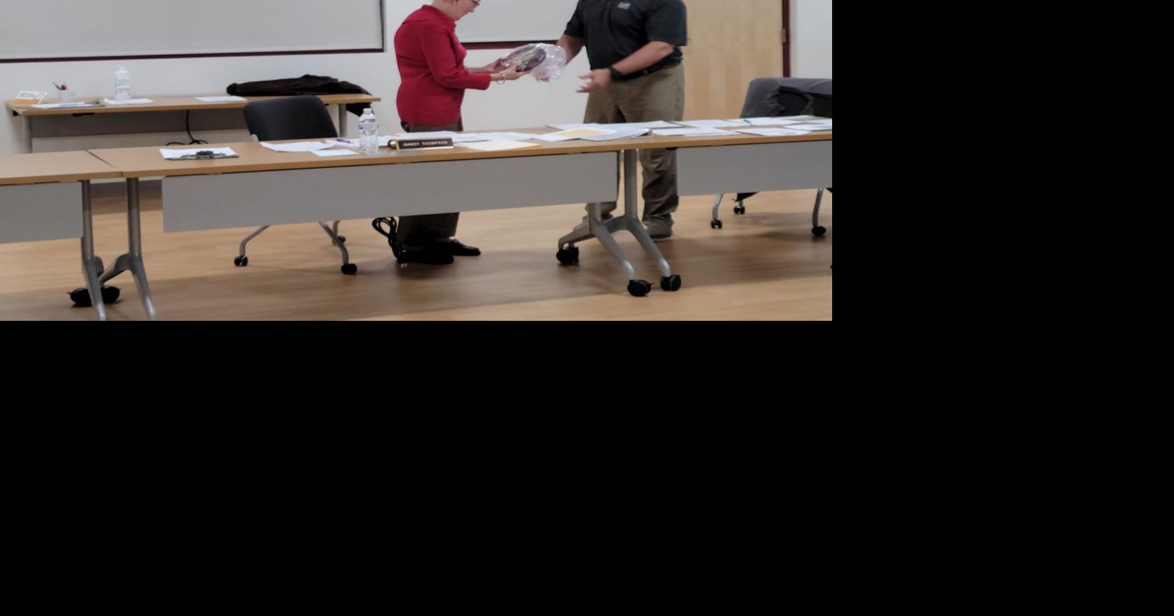 Waterloo School Board President Nancy Thompson honored as she exits ...