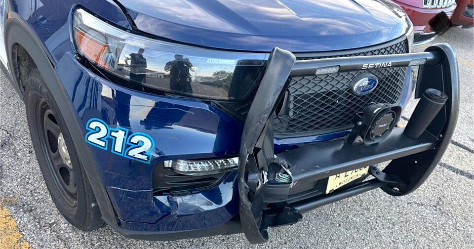 Two arrested after car hits Monona Police SUV as part of chase | News ...