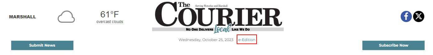 e-Edition How-to - The Courier | Site | hngnews.com