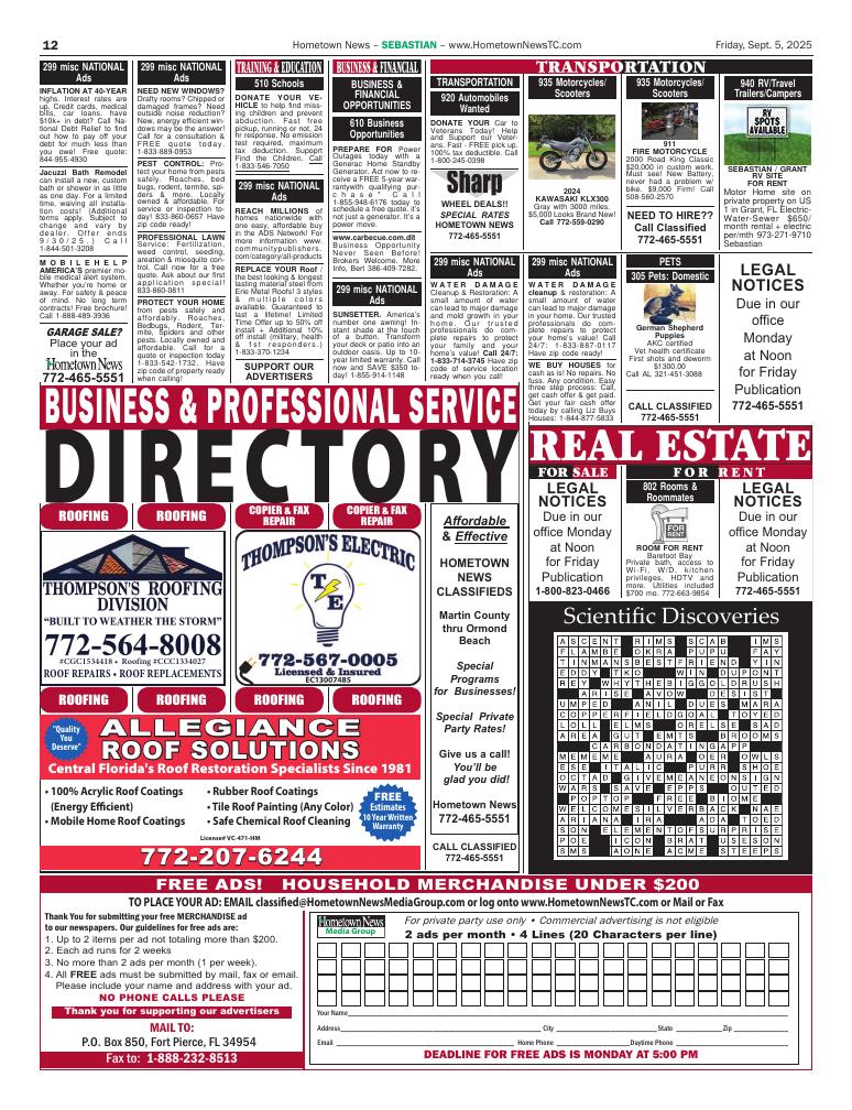 Page E12 | e-Edition | hometownnewstc.com