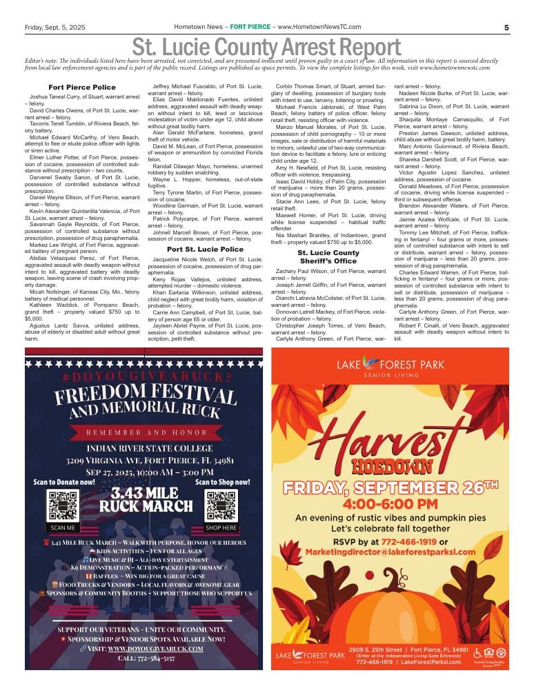 Page E05 | e-Edition | hometownnewstc.com