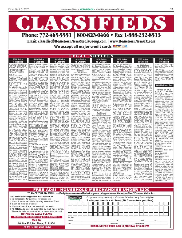 Page E11 | e-Edition | hometownnewstc.com