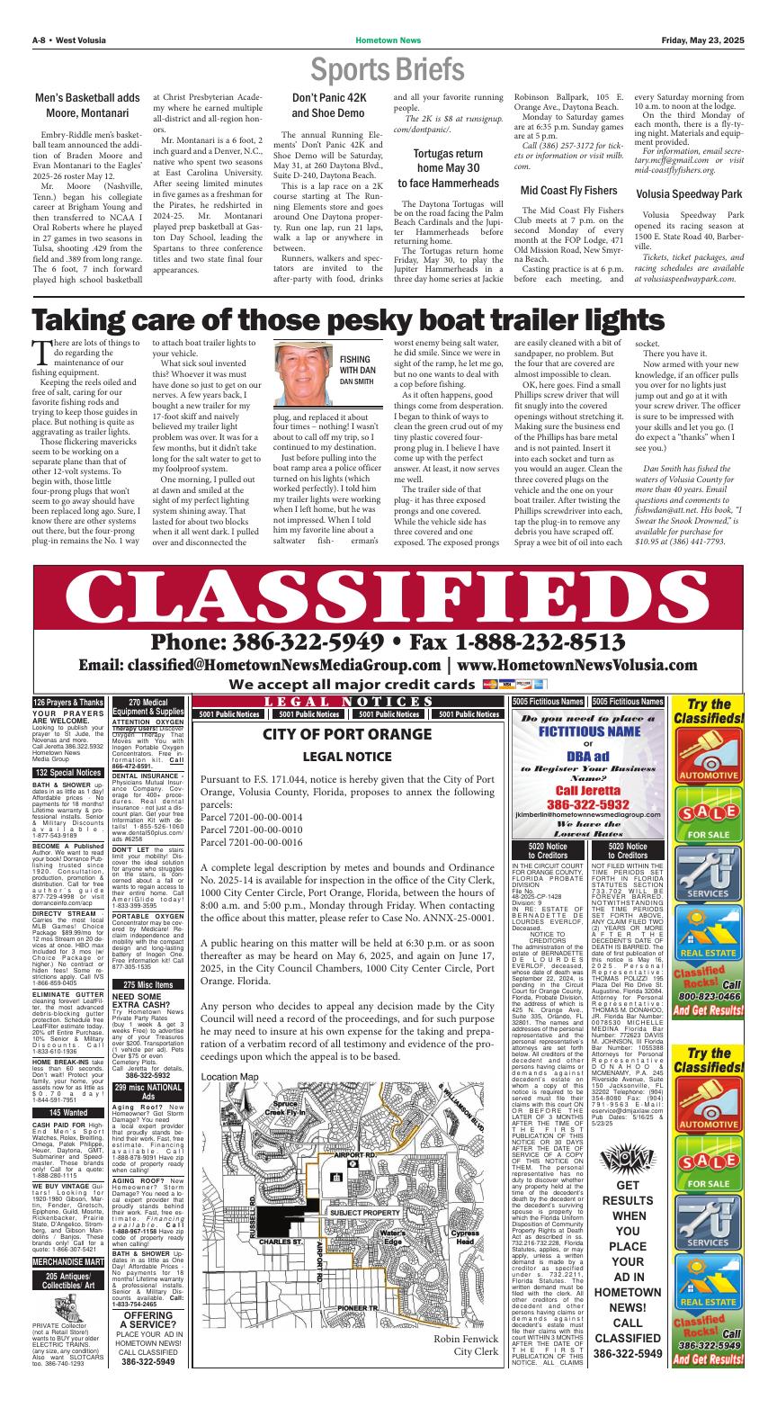 Page A_008 | e-Edition | hometownnewsvolusia.com