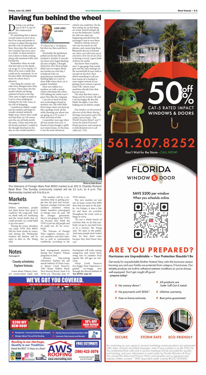 Page A_003 | e-Edition | hometownnewsvolusia.com