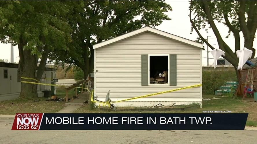 Fire destroys mobile home in Bath Township early Wednesday morning | News | hometownstations.com