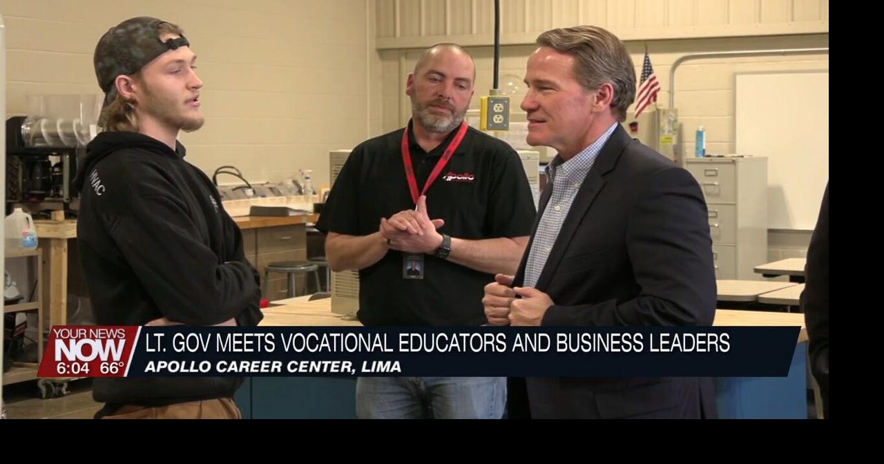 Lt. Gov. Jon Husted visits Apollo Career Center to learn more about the area's workforce ...