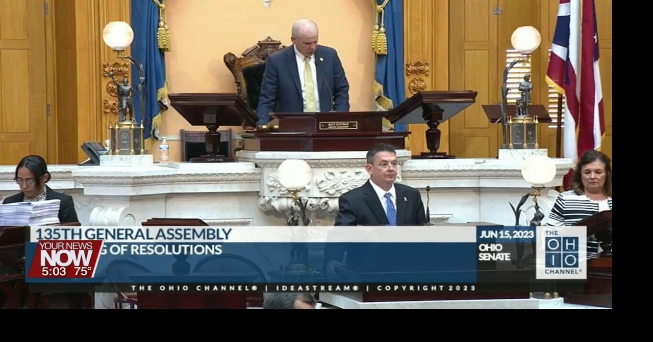 State Senator McColley talks about the Ohio Senate passing their ...
