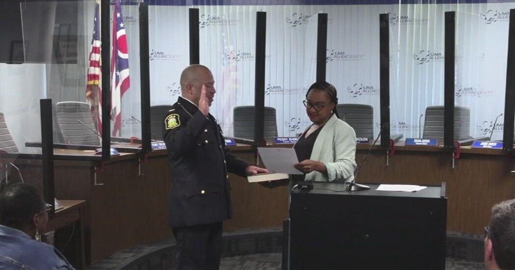 Lima's new Police Chief takes oath of office | News | hometownstations.com