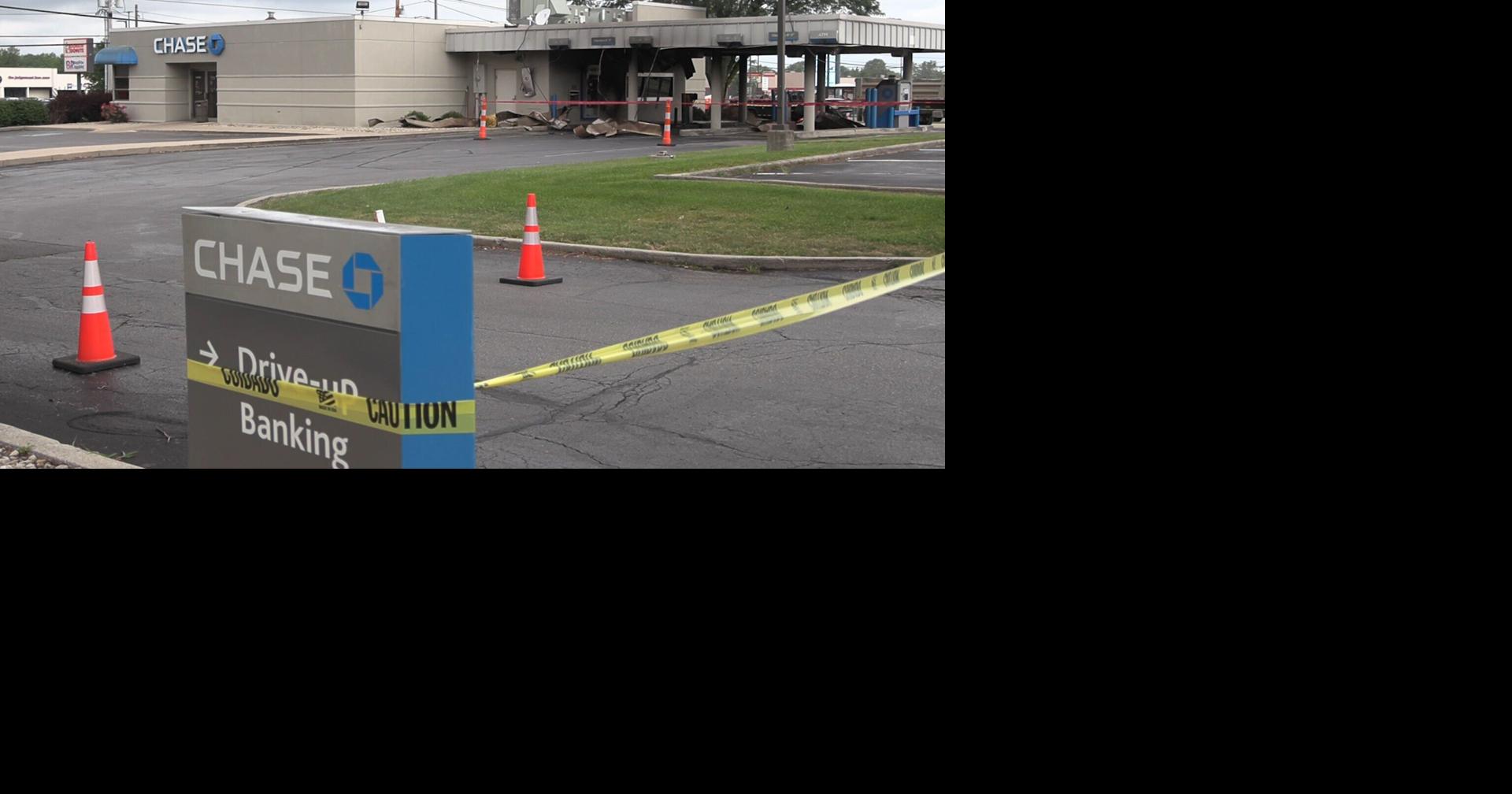 Thursday night car fire damages drive-thru at Cable Rd. Chase Bank ...
