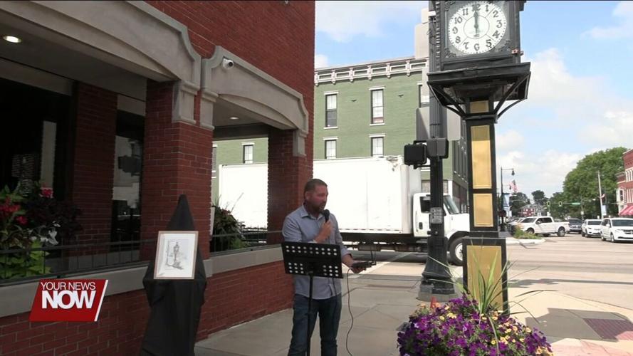 Van Wert community gathers downtown to witness unveiling of restored ...