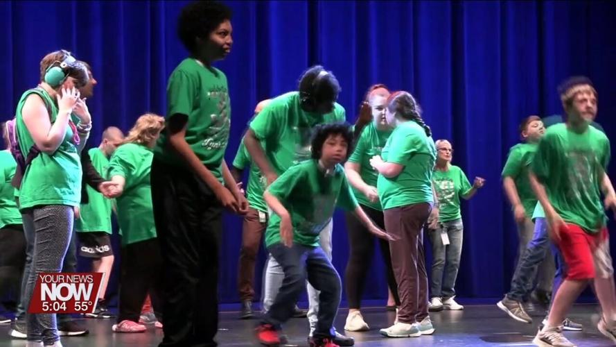 Students of Art Possible Ohio Dance Group perform on stage at the Civic ...