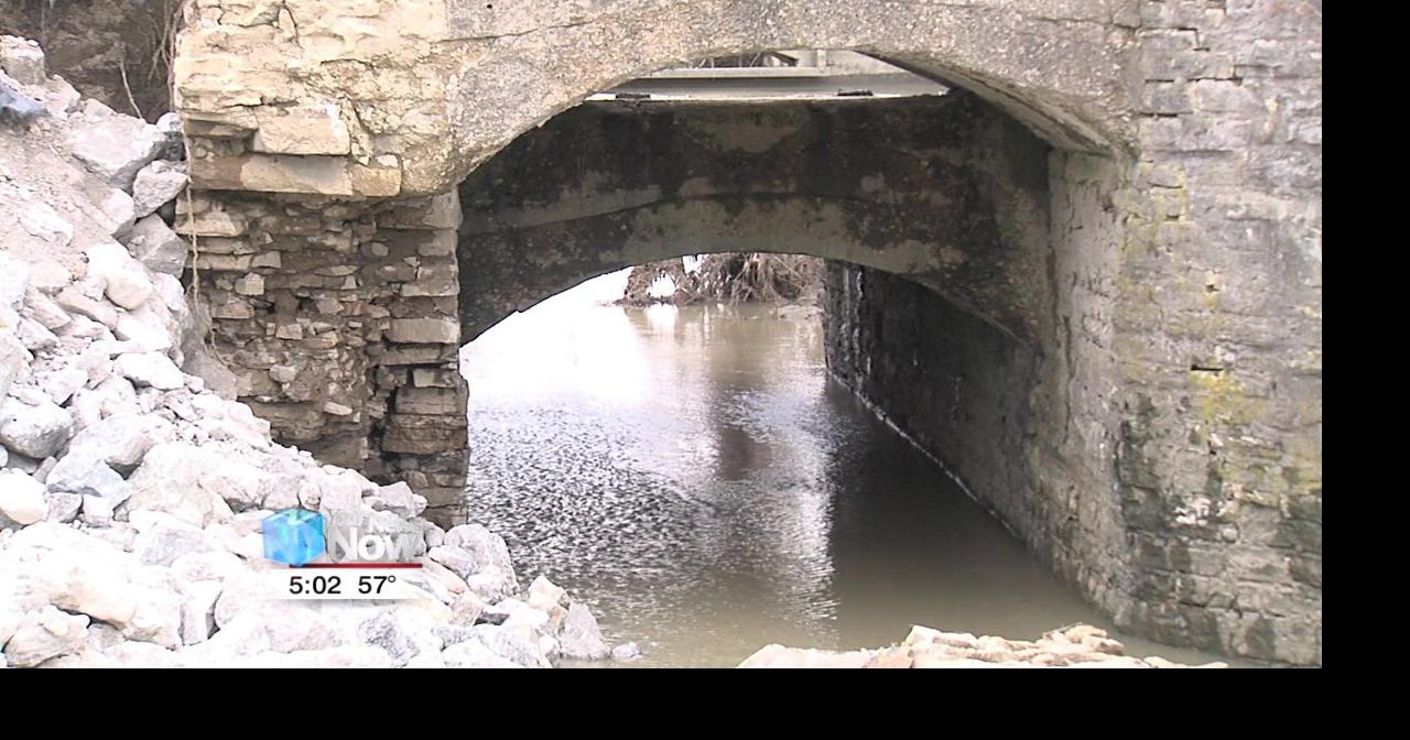 Repairs going well on Rt. 66 aqueduct damaged by flooding | News ...