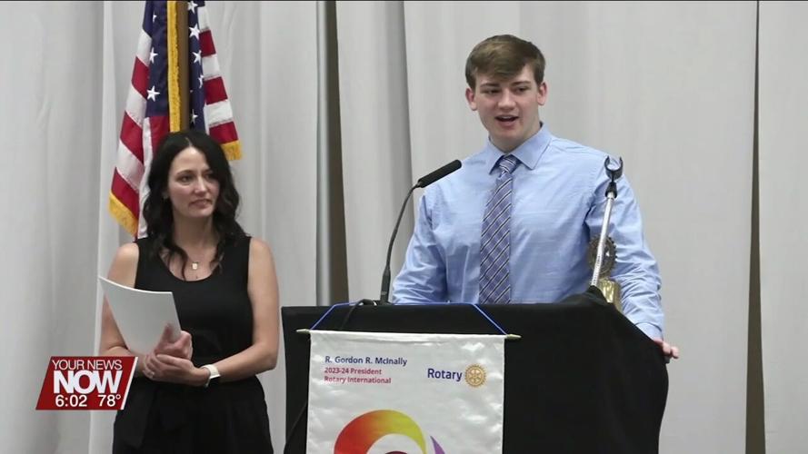 Bath Interact Club awarded patches for service hours during Lima Rotary ...