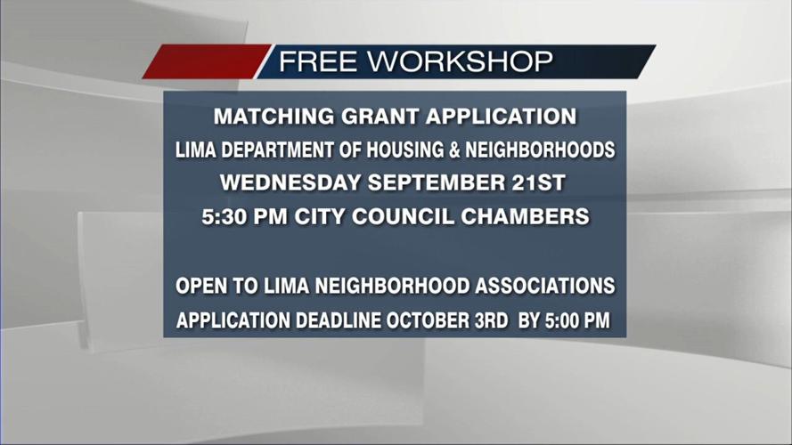 Matching grant programs available for Lima neighborhood associations ...