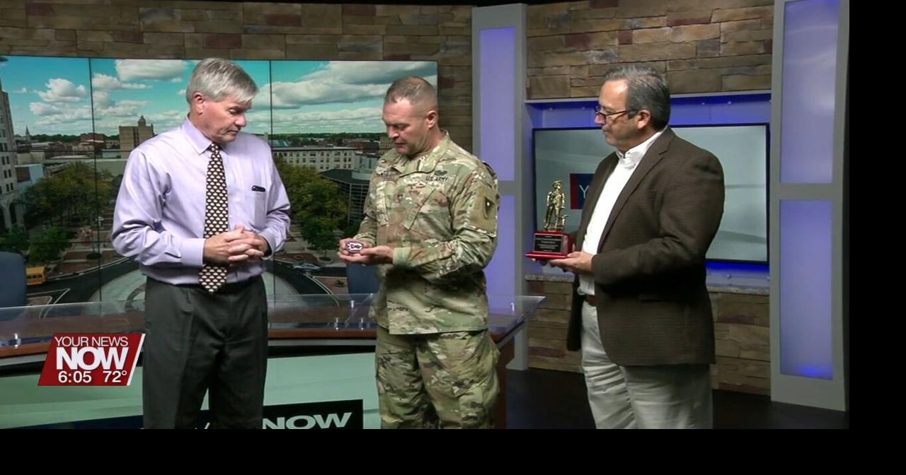 Ohio National Guard tours Your Hometown Stations, presents award for ...