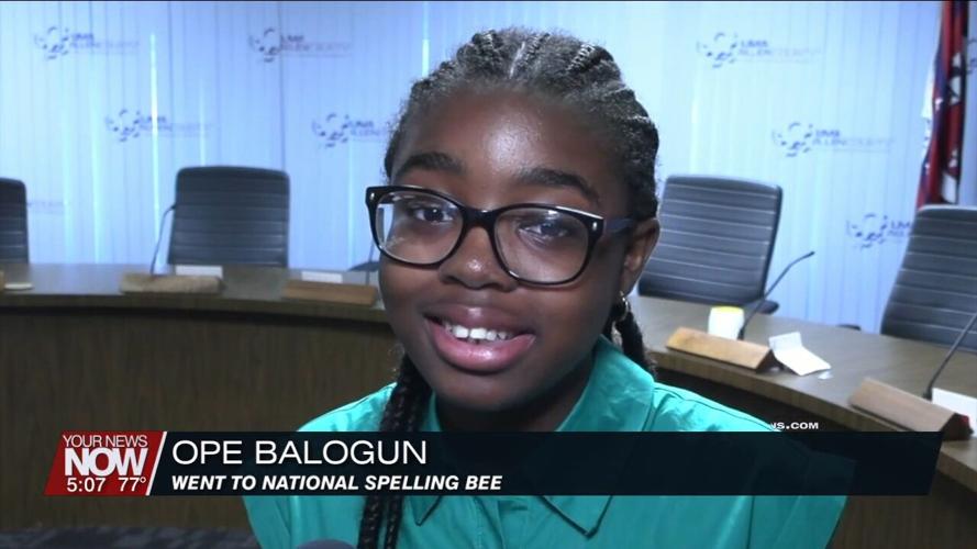 Balogun honored for her spelling bee accomplishments | News ...