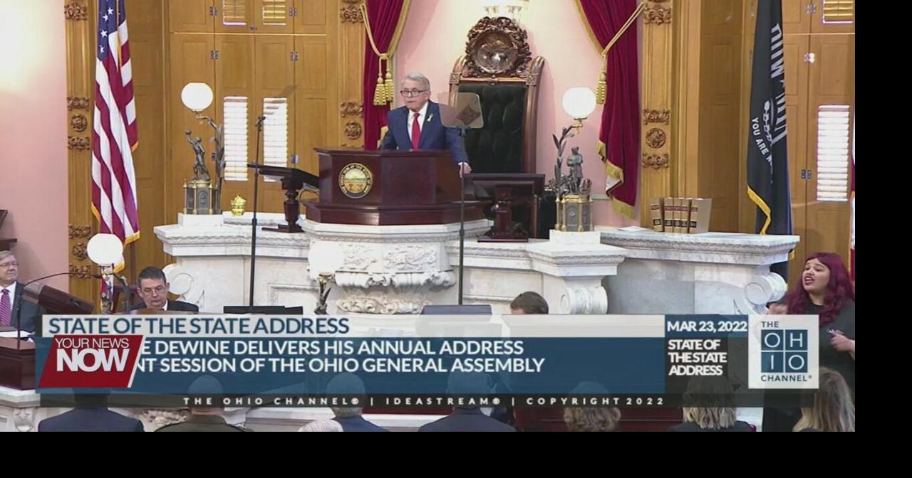 Ohio Governor delivers address, states that Ohio is at a moment to ...