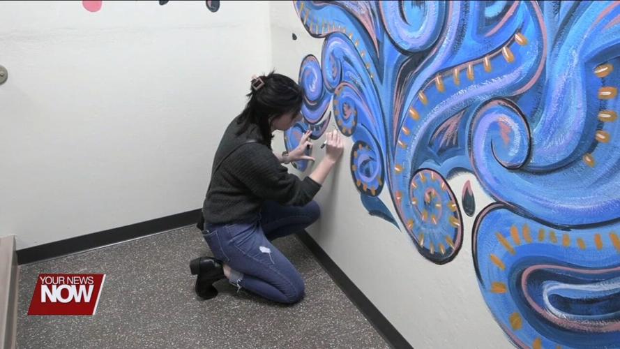Local artists who painted murals for Mercy Health-St. Rita's staff put ...