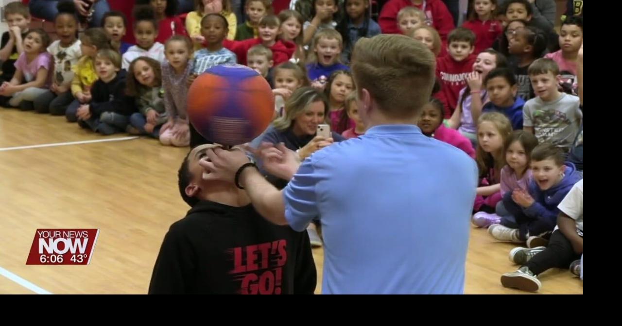 Jim "Basketball" Jones visits Perry Elementary for some sports-themed ...